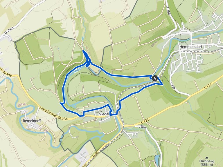 An der Nied entlang - Wackenmühle - Niedaltdorf Rundweg 7km | Wanderung ...